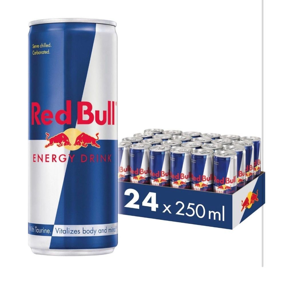 Energético Red Bull Energy Drink 250 Ml 24 Latas Shopee Brasil