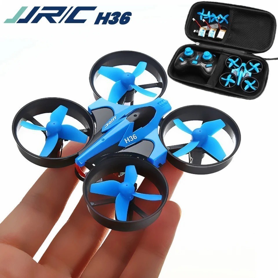 Mini drone JJRC H36 blue 1 bateria | Shopee Brasil