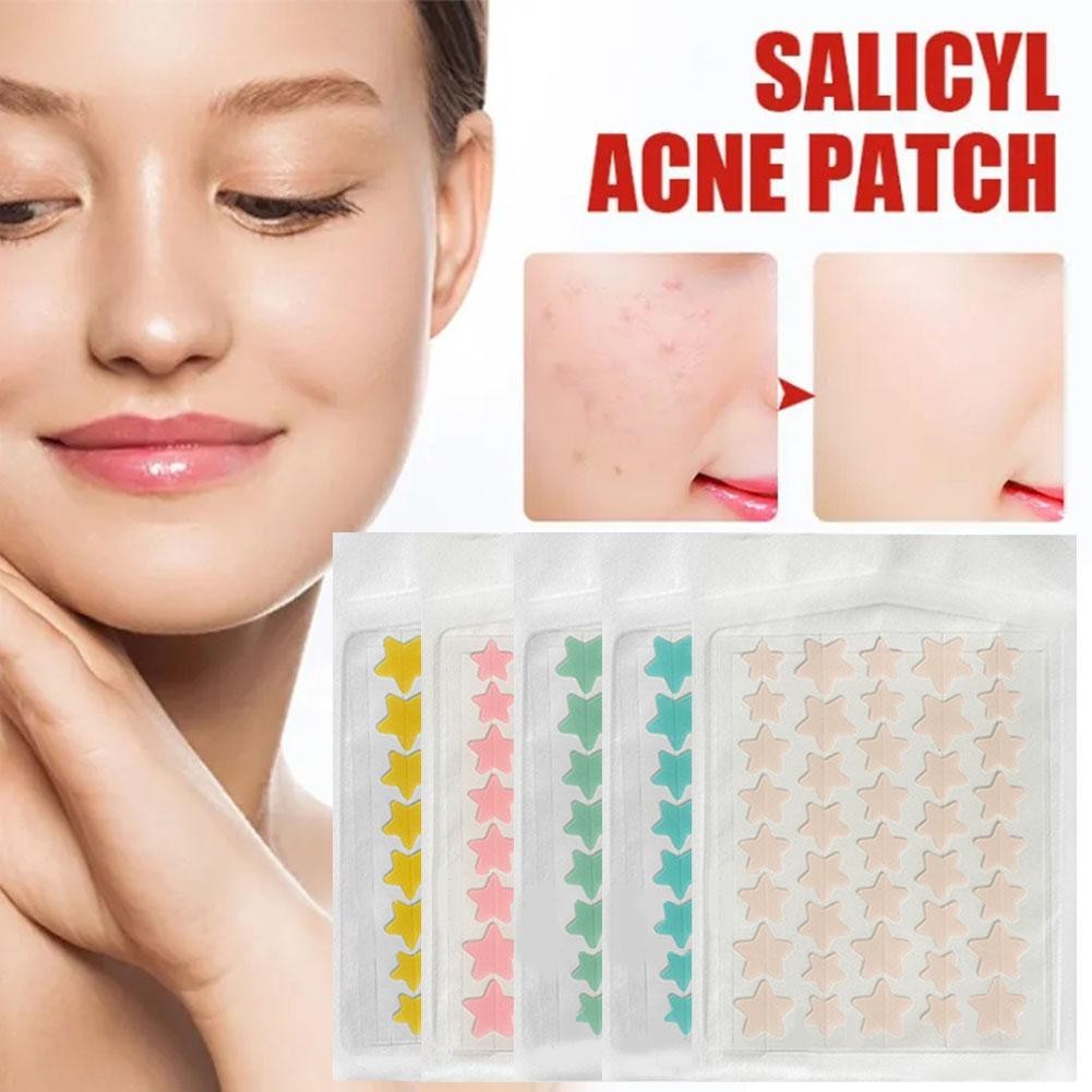 40Pcs Adesivos Para Acne Colorida Tratamento Da Em Forma De Estrela ...