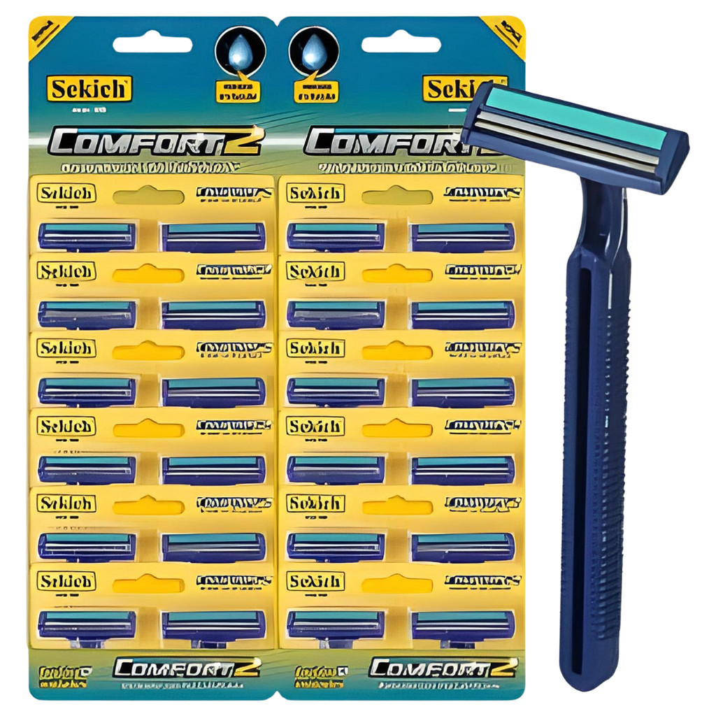 Aparelho De Barbear, Cartela Kit 24 Unidades Descartável Depilação ...