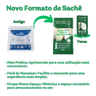 Soro Fisiologico em Pó Kit 60 Sachês Para Lavagem Nasal | Shopee Brasil