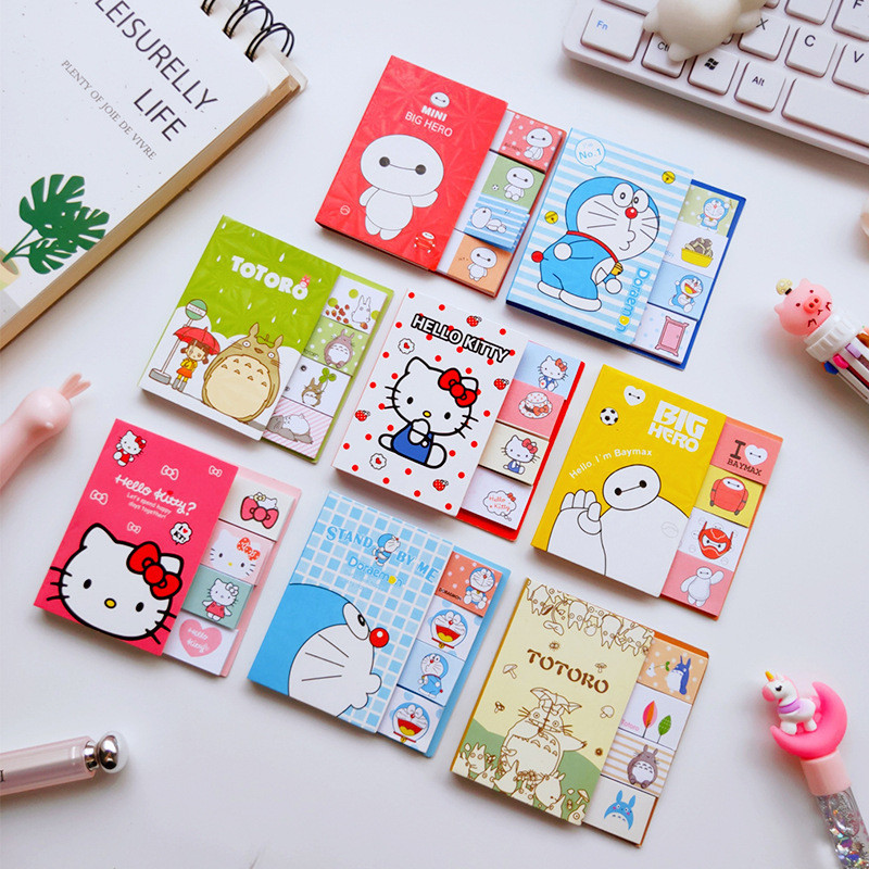 Desenho animado criativo Animal Fofo N vezes Notas Post-it Notas Post ...
