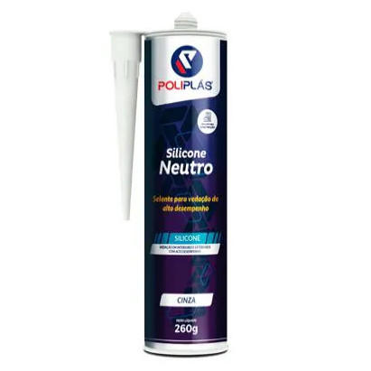 Silicone Neutro Uso Geral Cor: Incolor 260GR REF: 8141 -POLIPLAS ...
