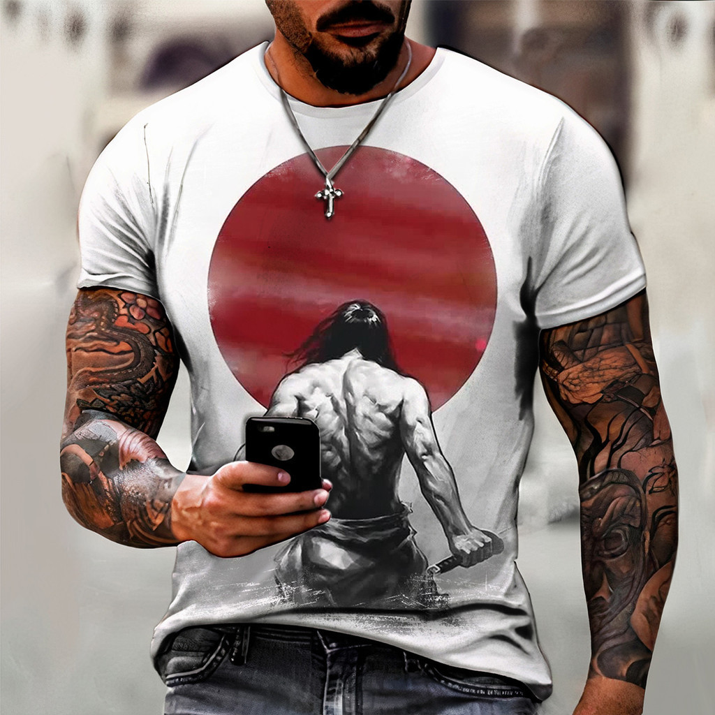 Camisa Camiseta Samurai Japones Guerre Estampada1 | Shopee Brasil