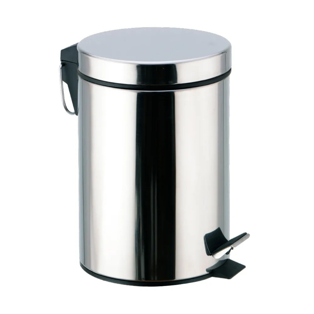 Lixeira Lixo Inox Balde Removível 3 e 5 Litros C/ Pedal | Shopee Brasil