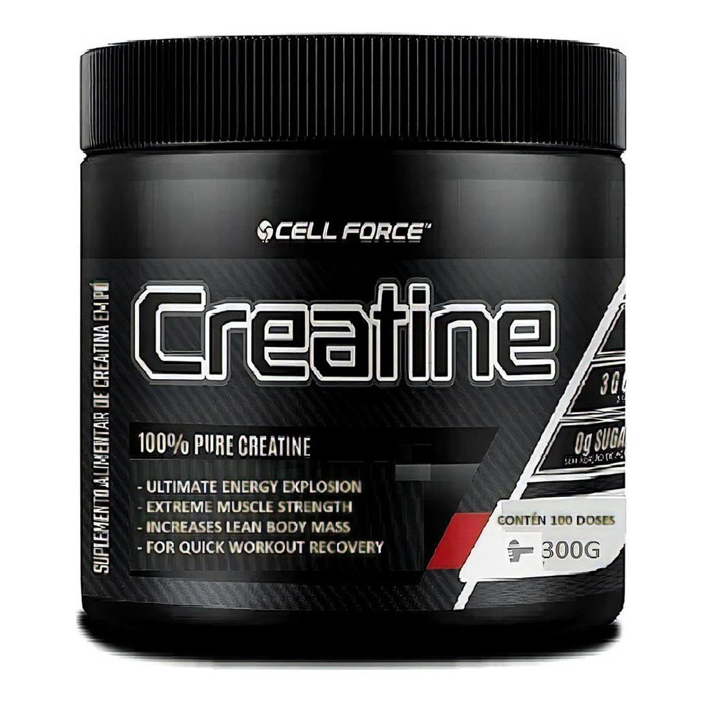 Creatine - Creatina 100% Pura monohidratada CELL FORCE. | Shopee Brasil