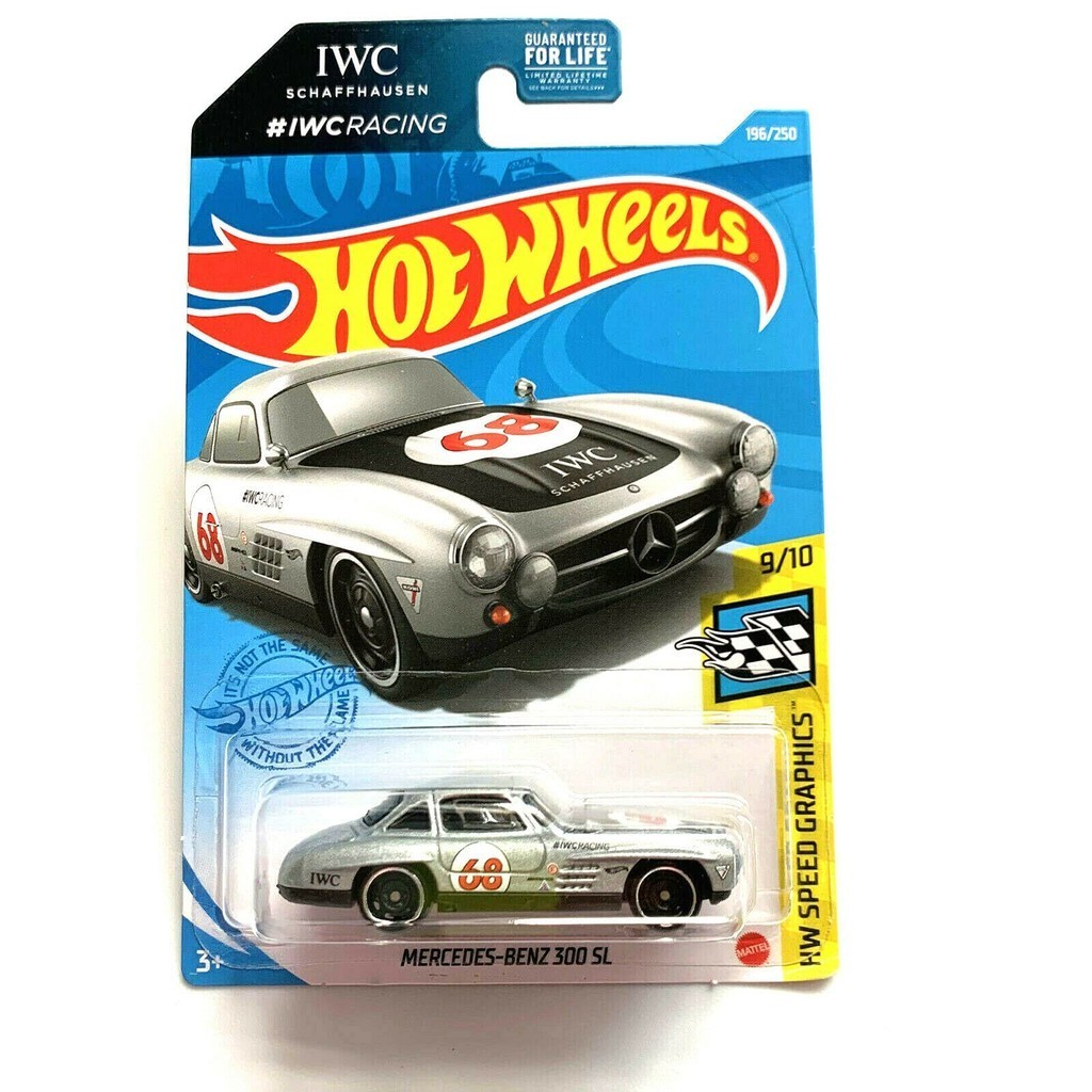 Mercedes-Benz 300 SL IWC RACING Hot Wheels 1:64 Miniatura | Shopee Brasil