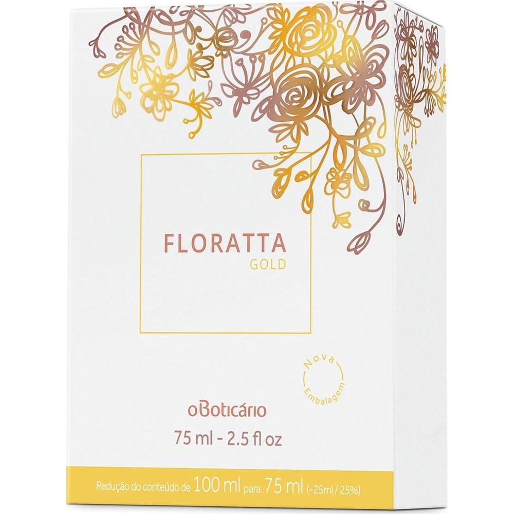 Floratta Gold O Boticário 75ml Perfume Feminino Original Fragrância ...