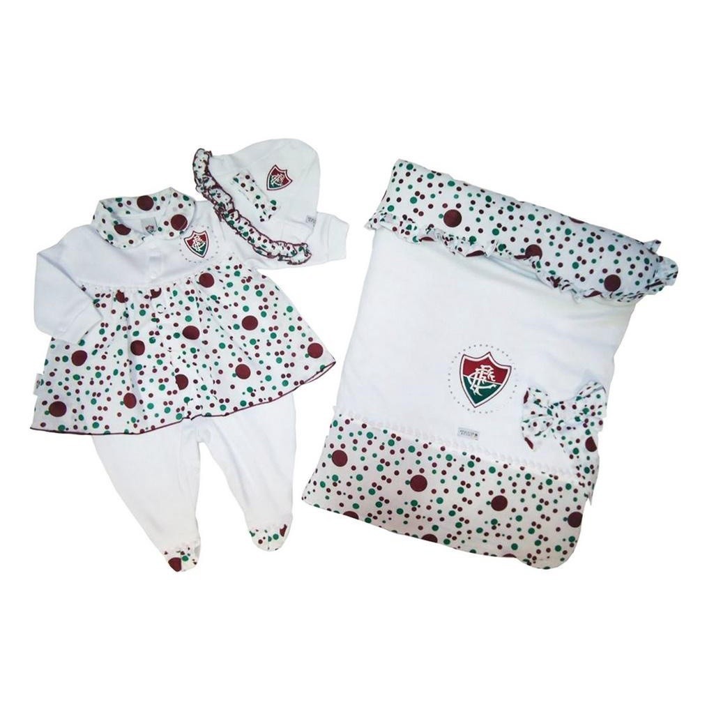 Kit Maternidade Fluminense Luxo Meninas Revedor | Shopee Brasil