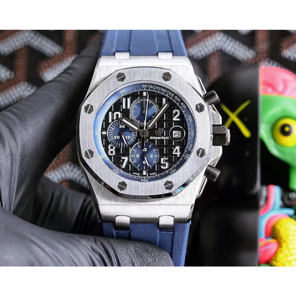 Audemars Pigue Royal Oak offshore Tipo Safira De Movimento Mecânico ...