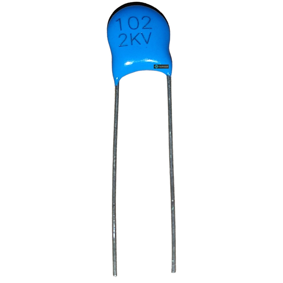Capacitor Cerâmico 2KV 102 1NF 102M (5 unidades) | Shopee Brasil