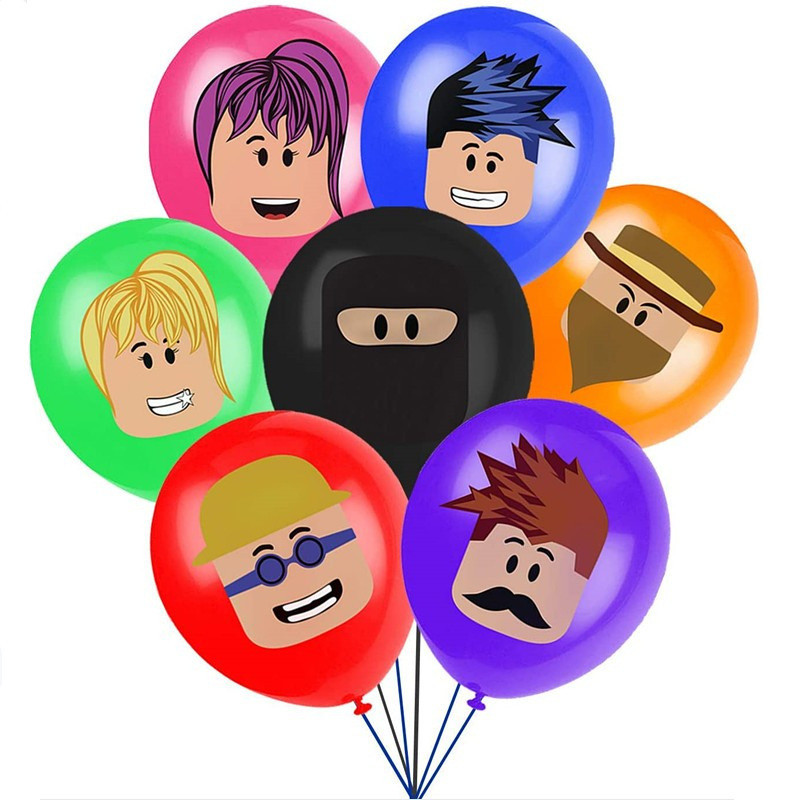 Balão De 12 Polegadas Roblox Modelo Látex Roblus Cartoon Game Ball ...