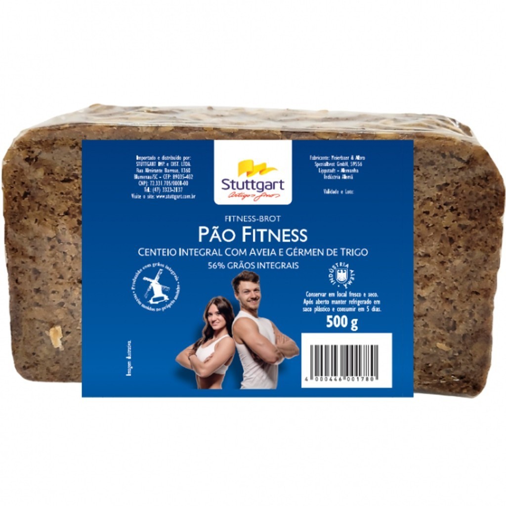 Pão Fitness Centeio e Trigo Integrais Stuttgart 500g | Shopee Brasil