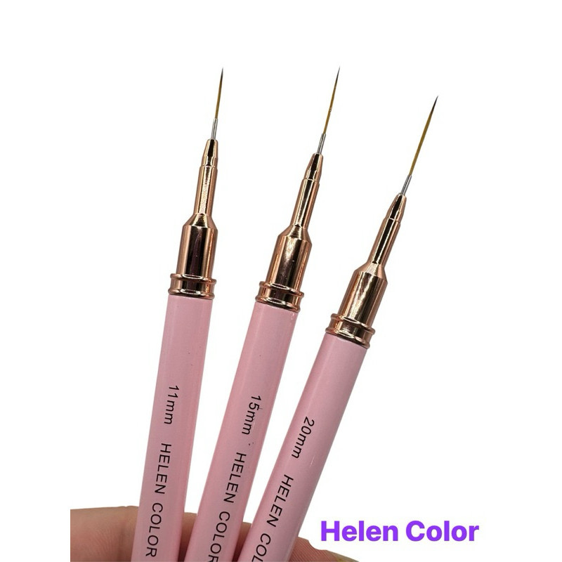 Pincel Ultra Fino Helen Color, Pincel Profissional para Unhas e Nail ...