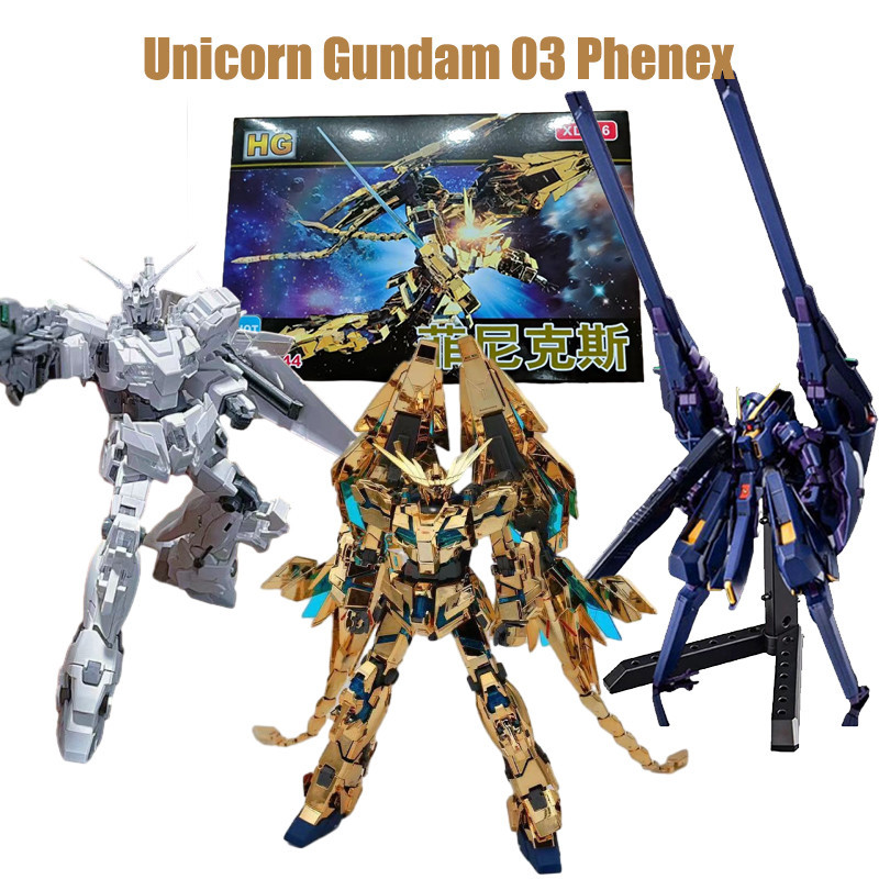 Gundam Unicórnio Hg 03 Fenex TR-6 HAZEL Ii Modelo De Pintura De ...