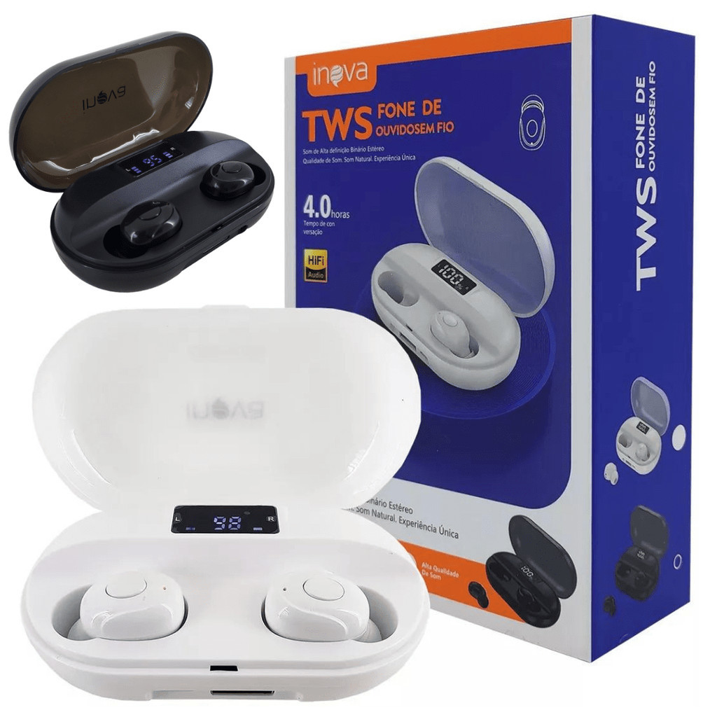 Fone de ouvido bluetooth sem fio tws wireless intra auricular original ...