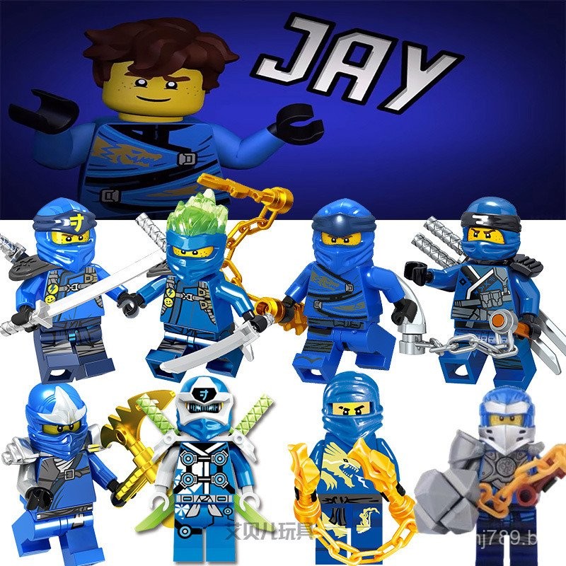 Minifigura Compatível JAY Coleção Ninjago Blocos de Construção ...