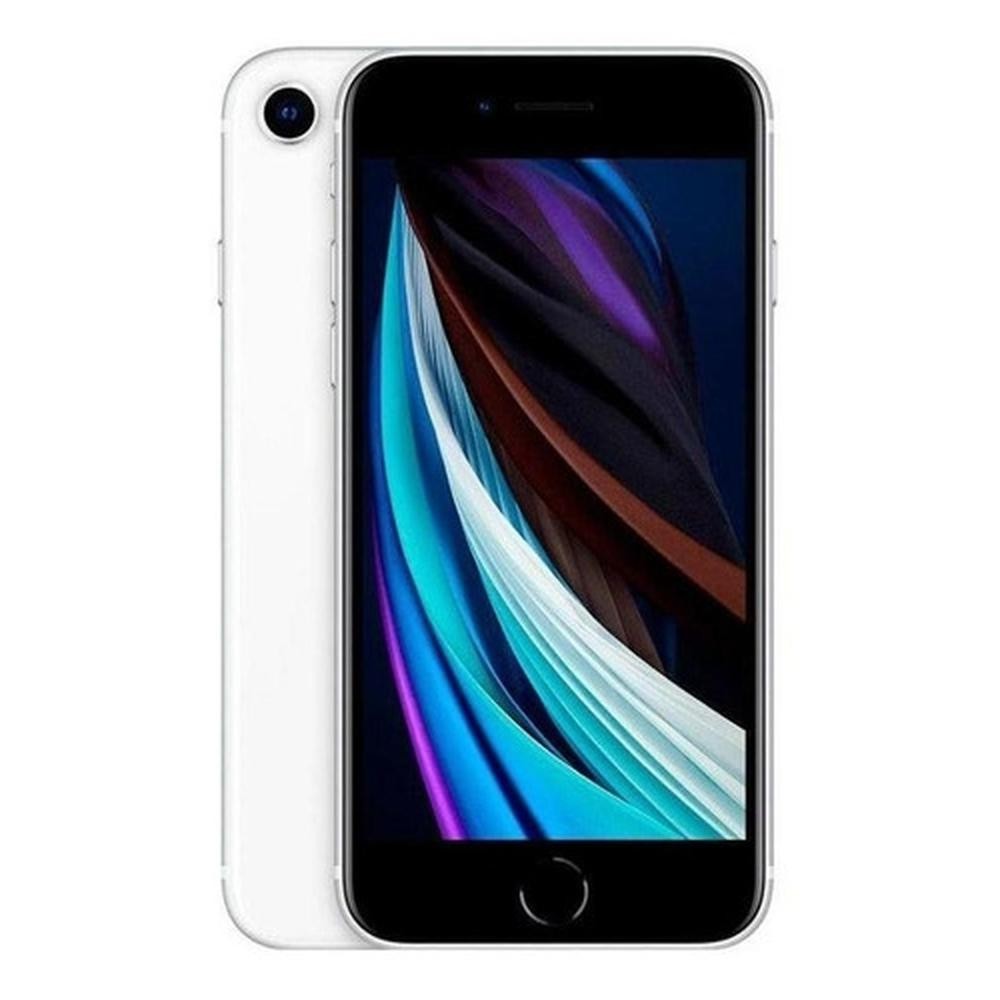 Usado: Iphone SE 2020 64 GB Branco - Regular - Escorrega o Preço
