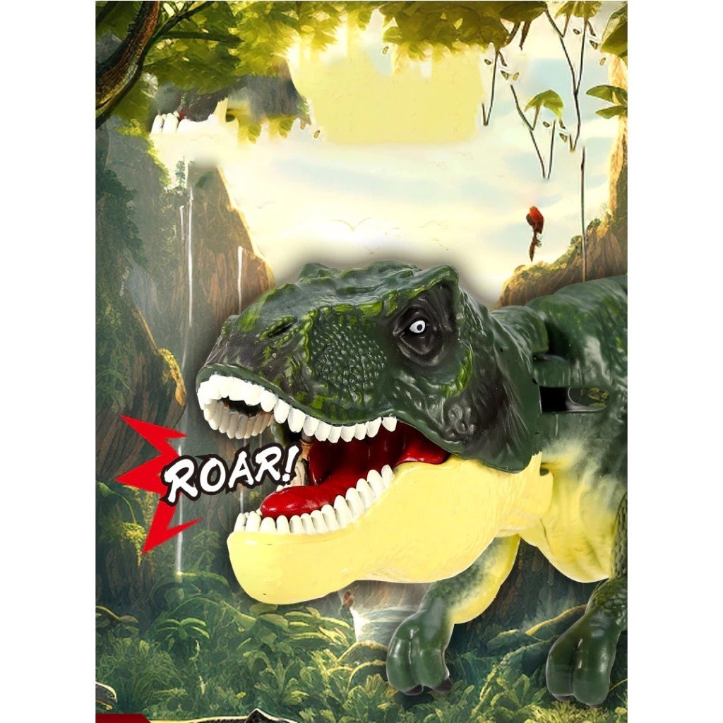 Brinquedo Dinossauro Toy Press Swing Tyrannosaurus Rex Simulação Com ...