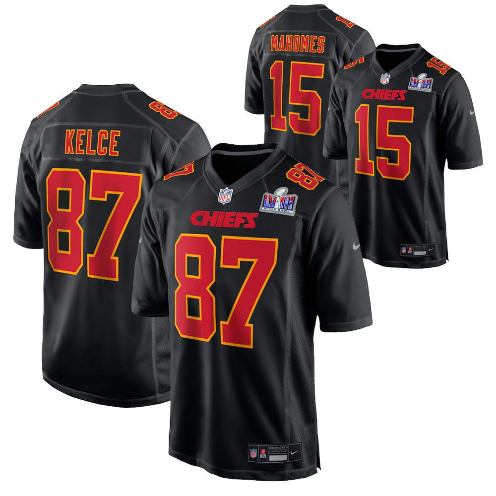 Mens Jersey City Chiefs 87 Travis Kelce Nome do jogador Bordado Super ...
