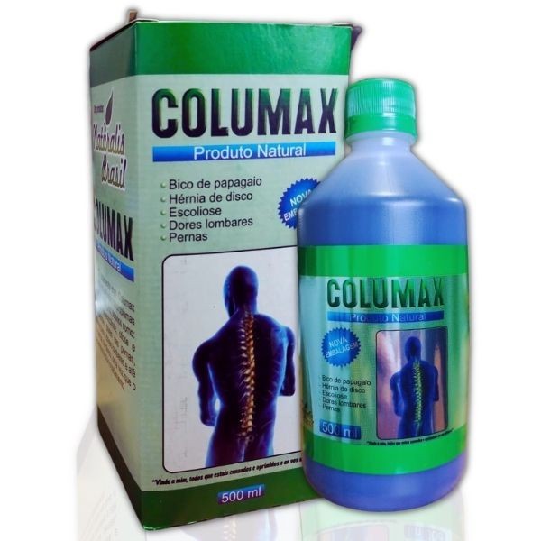 Kit 2 Un Columax Suplemento Natural Original 500ml - Coluna E Hérnia De ...