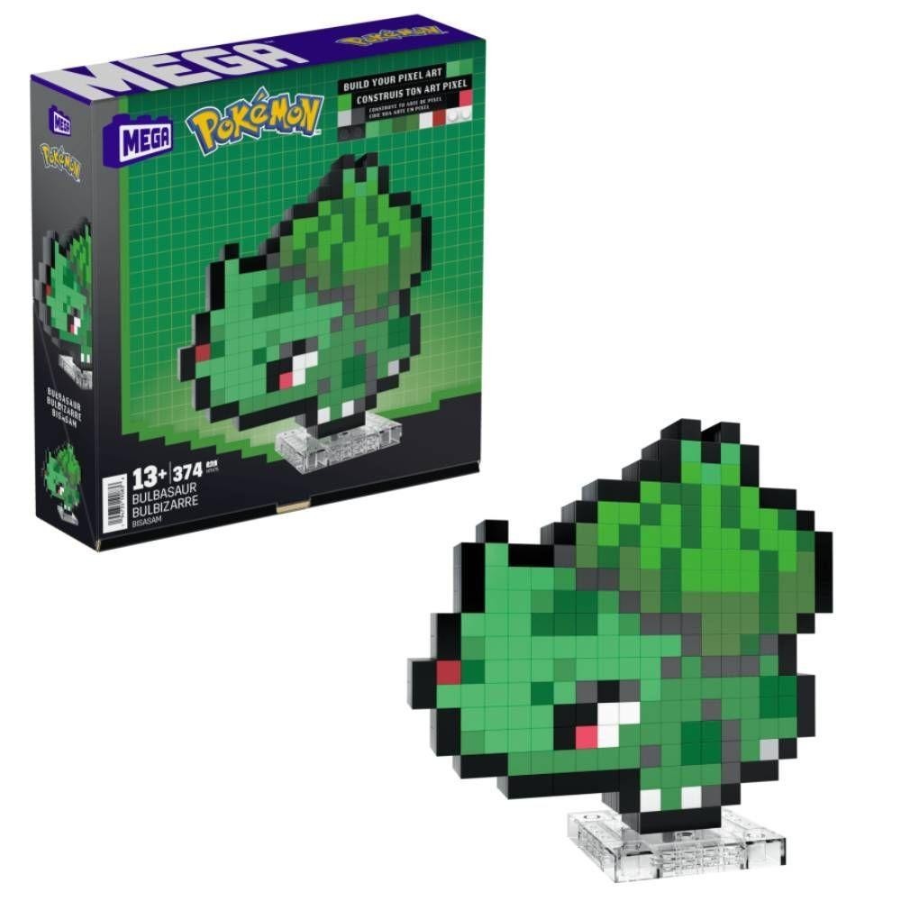 Pokémon Conjunto de Construção Mega Bulbasaur Pixel - Mattel | Shopee ...