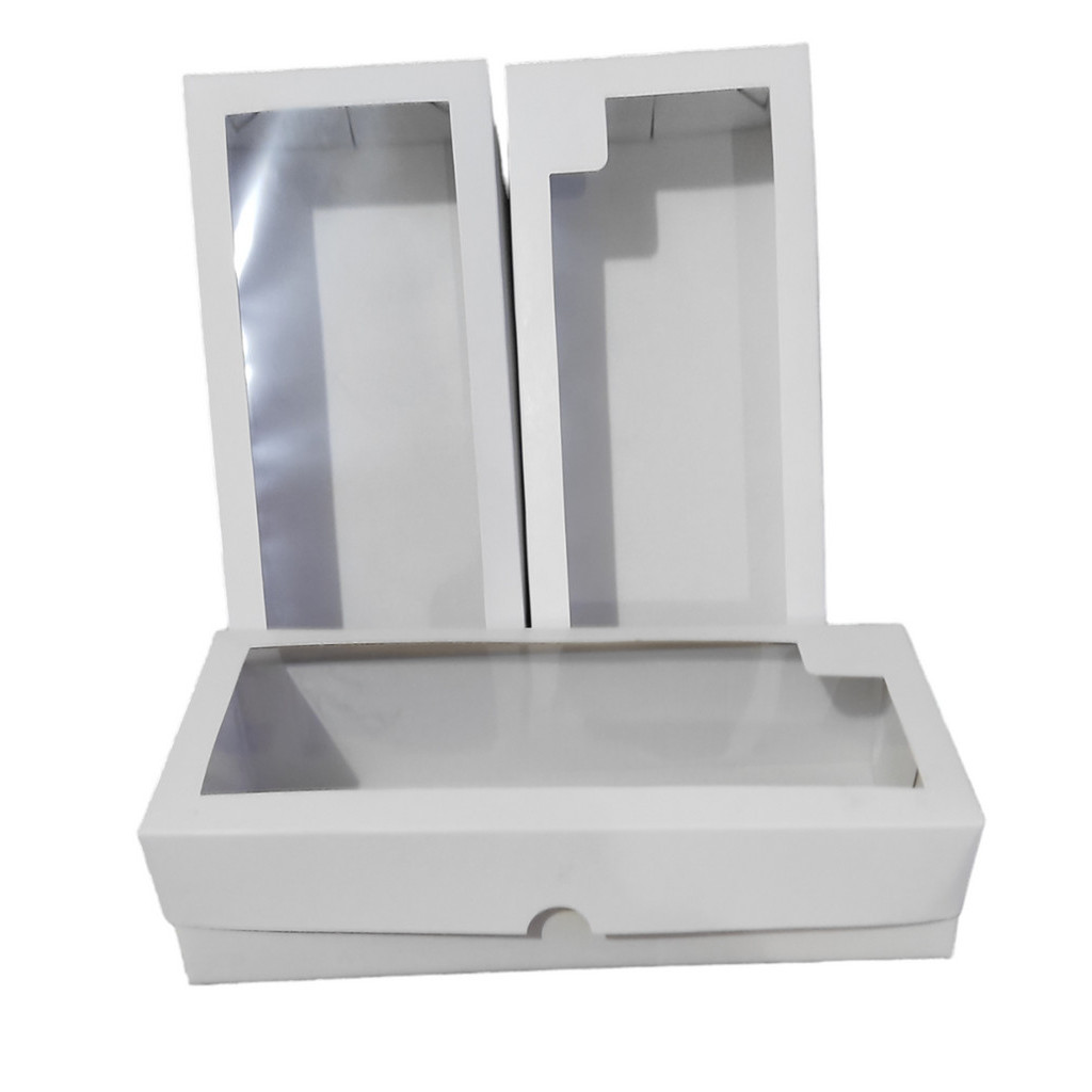 10 caixas retangular 27x12x6 visor para presentes resistente | Shopee ...