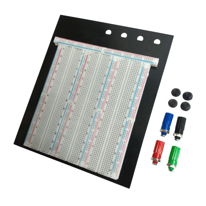 Protoboard Breadboard 2420 Pontos Furos | Shopee Brasil