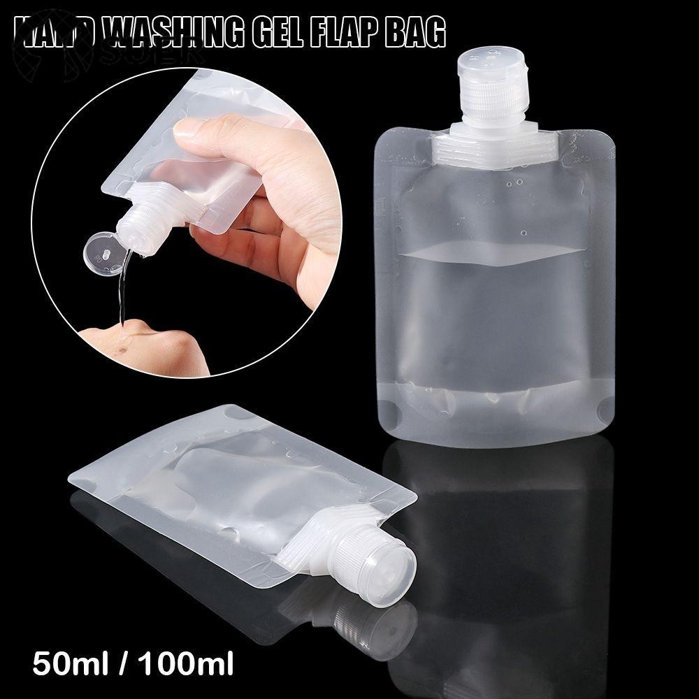 SUEBR 50ml/100ml Saco De Suco De Frutas Stand Líquido Uma Vez Shampoo ...