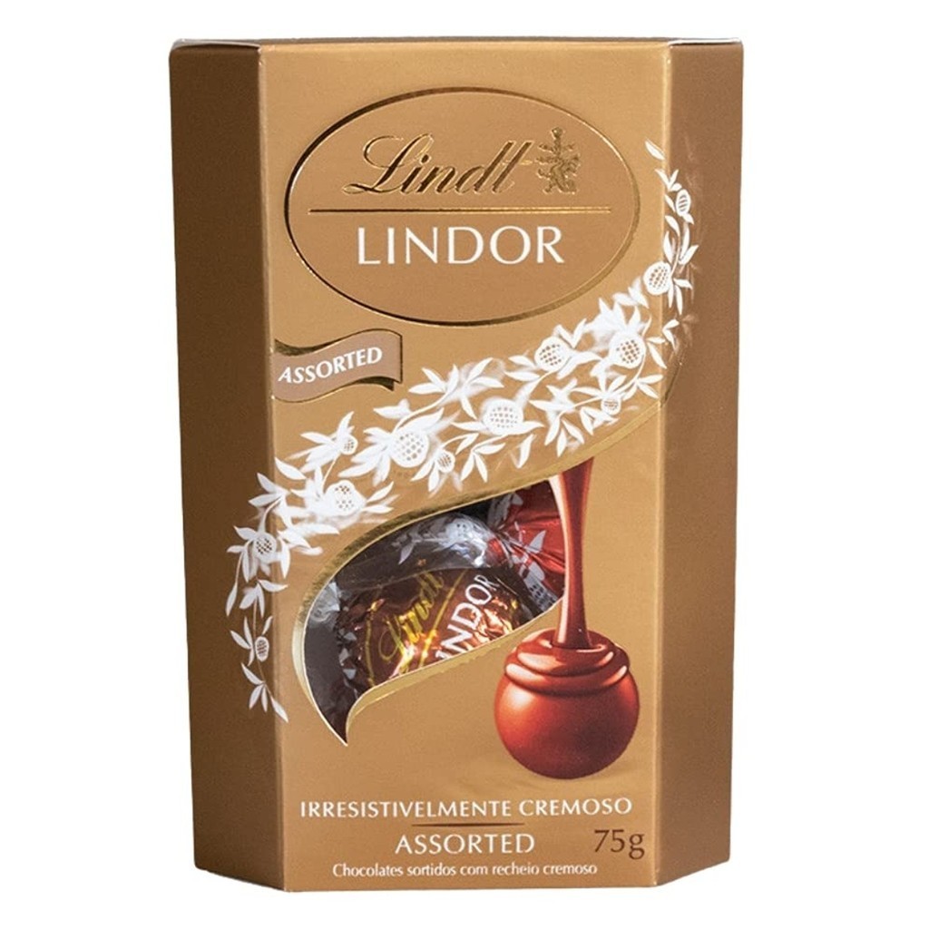 Chocolate Lindt Lindor Sortido 75g | Shopee Brasil