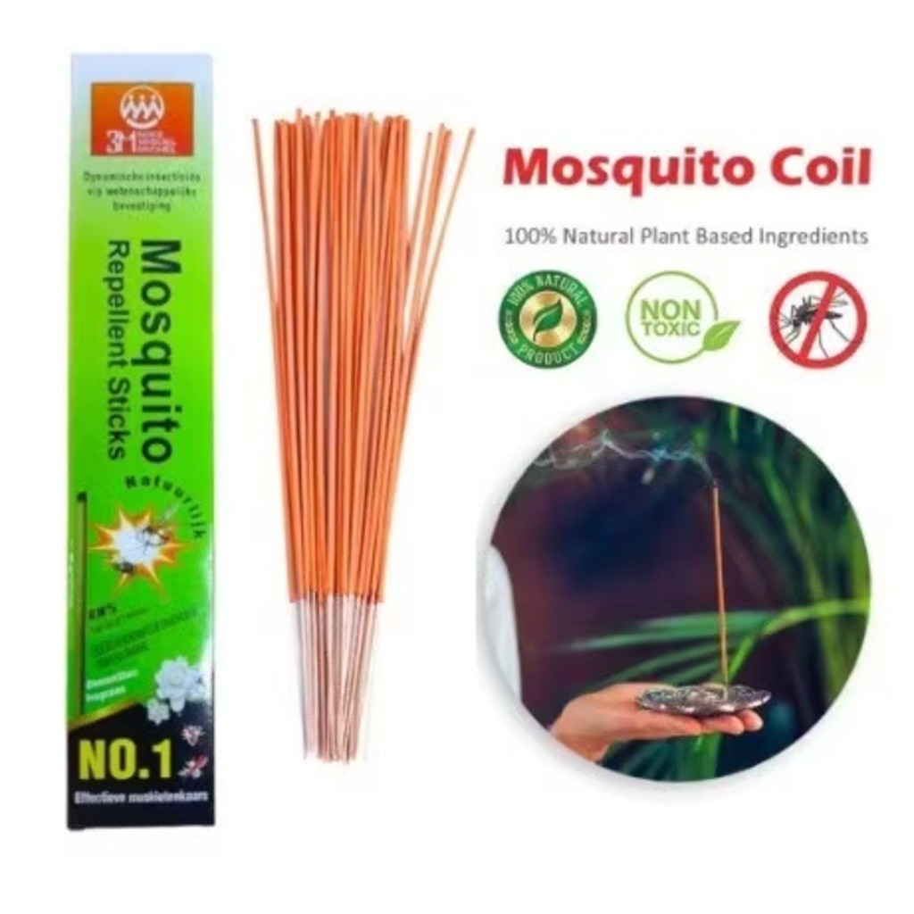 Kit 90 palitos Incenso repelente mata mosquito kit com 3 BOX | Shopee Brasil