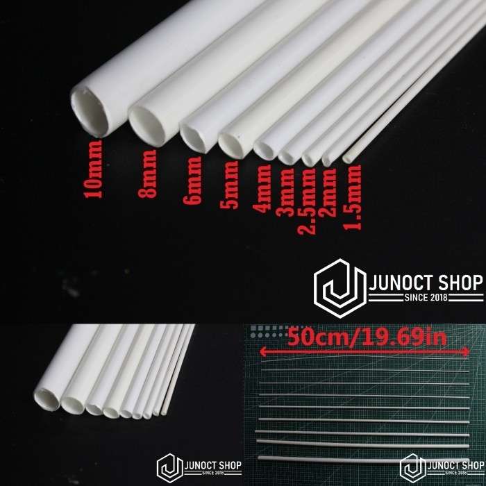 Tubo Redondo Abs-Oco De Plástico Simulado Em PVC | Shopee Brasil