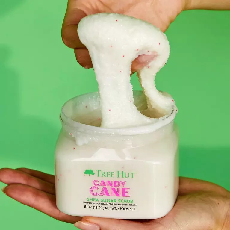 TREE HUT CANDY CANE SHEA SUGAR SCRUB 510G | Shopee Brasil