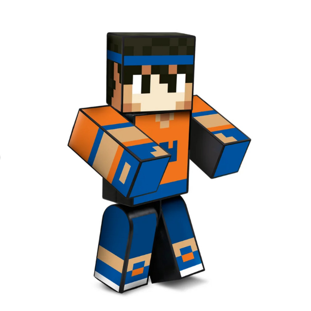 Hey Davi 35cm Boneco Familia Arqueira Minecraft Articulado Youtuber ...