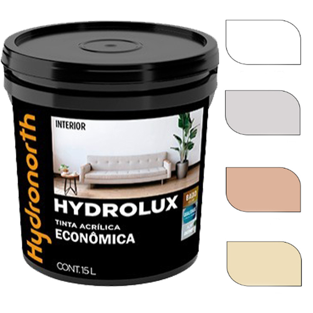 Tinta Acrílica Parede Antimofo Econômica Fosco 15L Hydrolux | Shopee Brasil