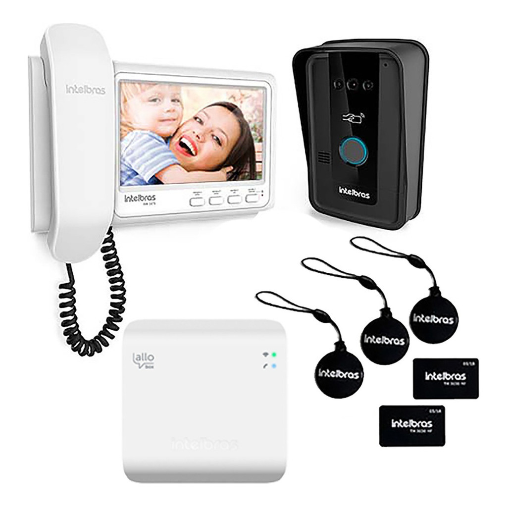 Interfone com câmera C/ Tag Wi-fi Ivr 7 Id Intelbras segurança para sua ...