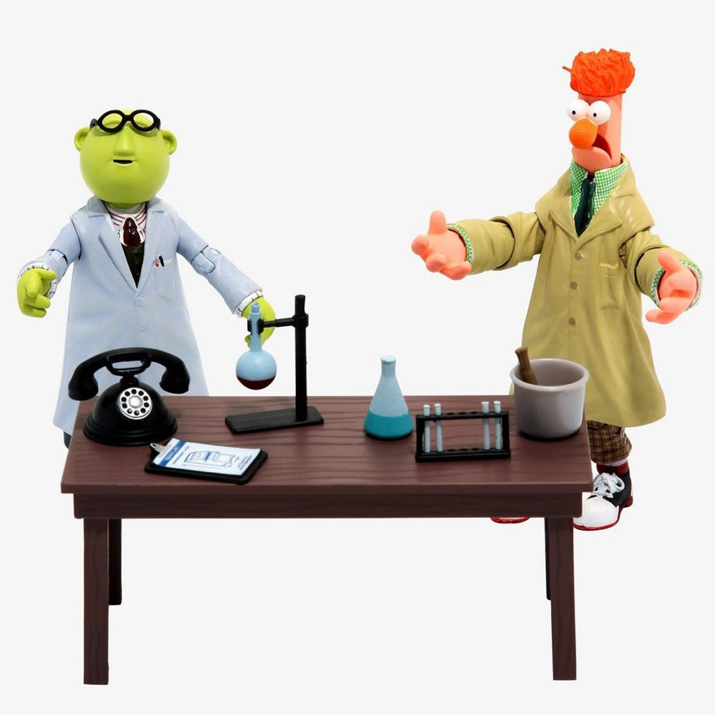 Diamond Muppets Best Of 2 Bunson & Beaker Action Figure | Shopee Brasil