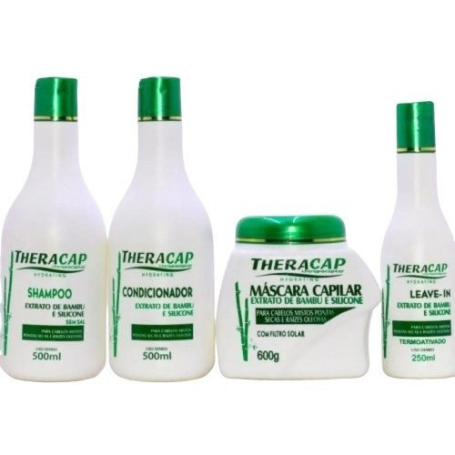 Kit Hidratação Bambu Theracap 4 Itens Pronta Entrega + Brind | Shopee ...