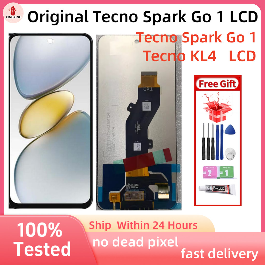 Para Original Tecno Spark Go 1 Display LCD Substituição Da Tela De ...