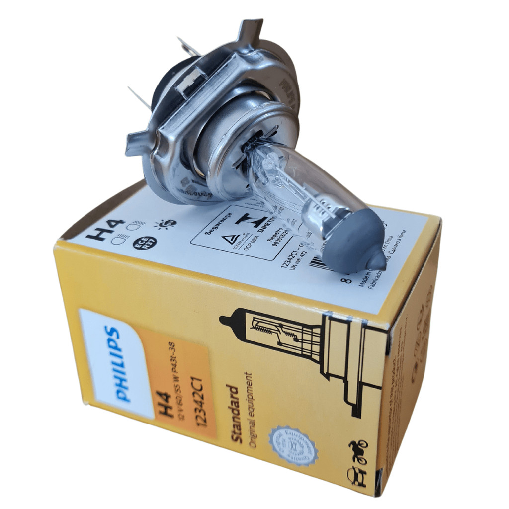 Lampada Farol 12v H4 60/55w Philips | Shopee Brasil