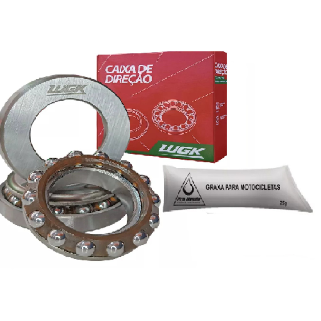 kit Caixa Direção Titan 00/Fan/Titan 150-160 Wgk+Graxa Honda | Shopee ...