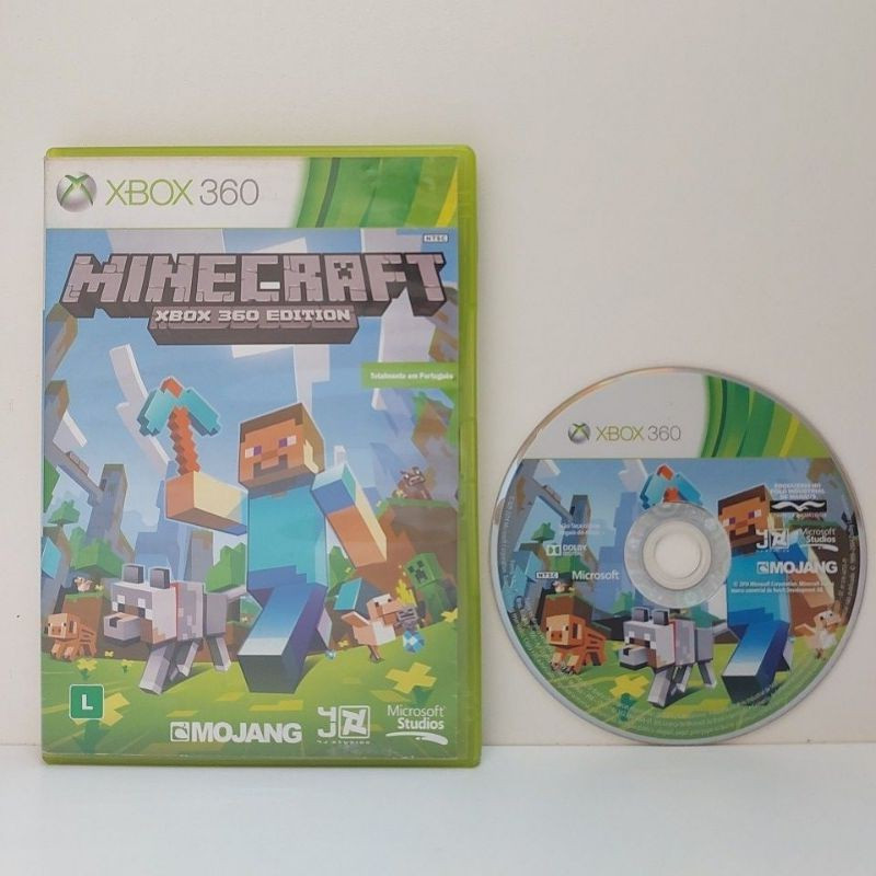 Minecraft Xbox 360 Original Mídia Física Pronta Entrega | Shopee Brasil