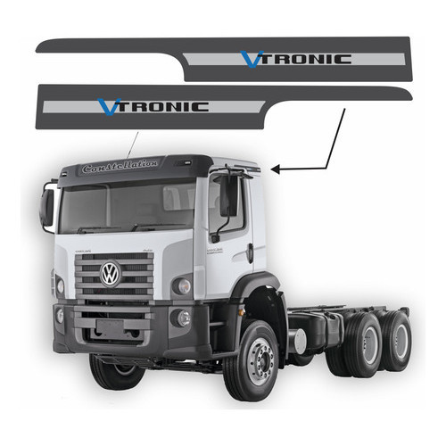 Adesivo Faixa Caminhão Volks Constellation - Vtronic | Shopee Brasil