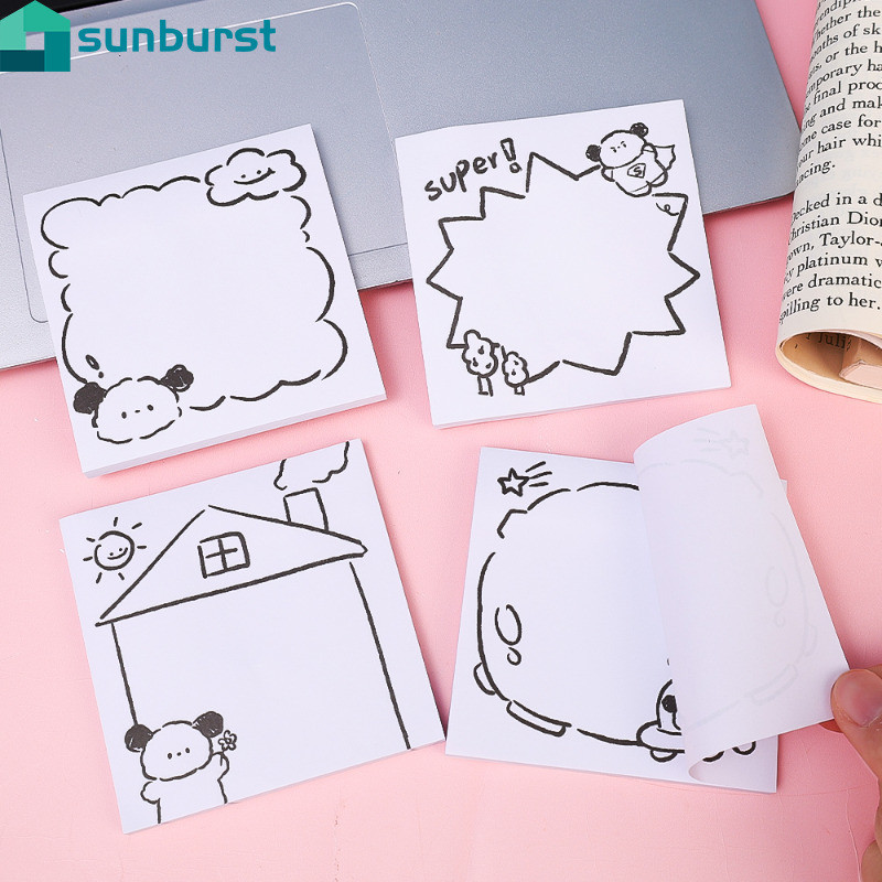 Instagram Cartoon Puppy Sticky Notes-Papelaria Estudantil-Autocolantes ...