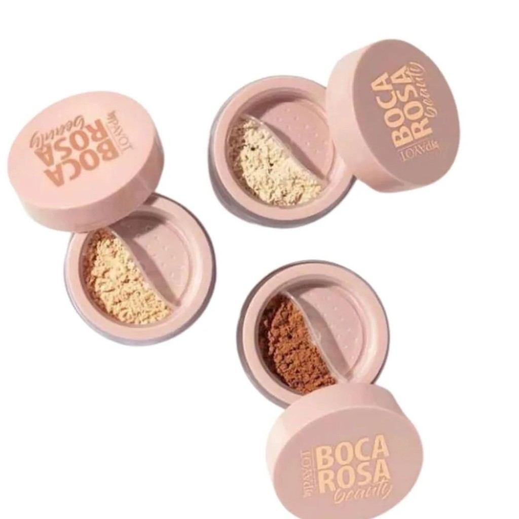Pó Facial Solto Boca Rosa | Shopee Brasil