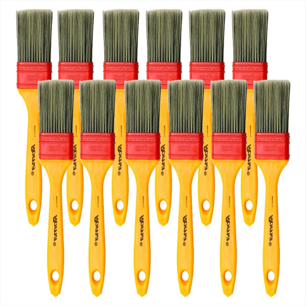 Kit 12 Unidades Trincha Pincel 1 Polegada 317 Roma | Shopee Brasil