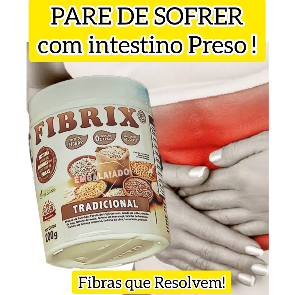 FIBRIX REGULADOR INTESTINAL COMPOSTO DE FIBRAS NATURAIS SABOR ...