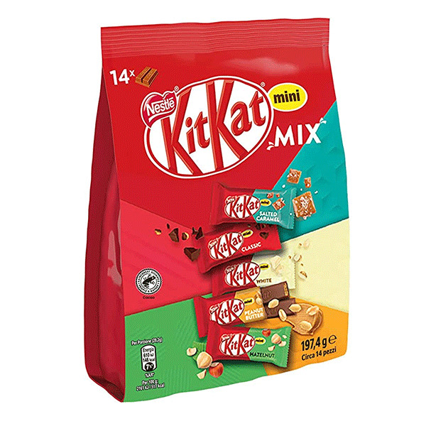 Chocolate Kit Kat Mini Mix Diversos Importado 197,4g | Shopee Brasil