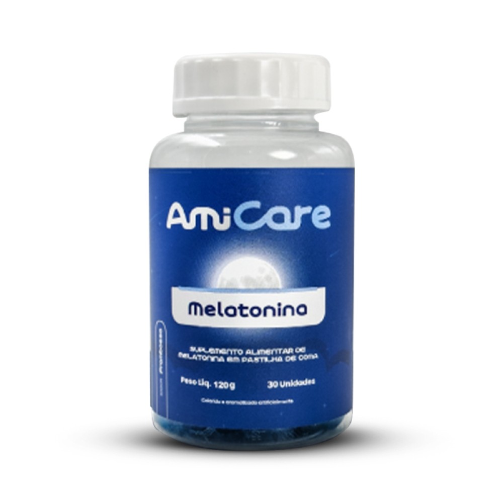 Amicare melatonina 30 gomas framboesa | Shopee Brasil