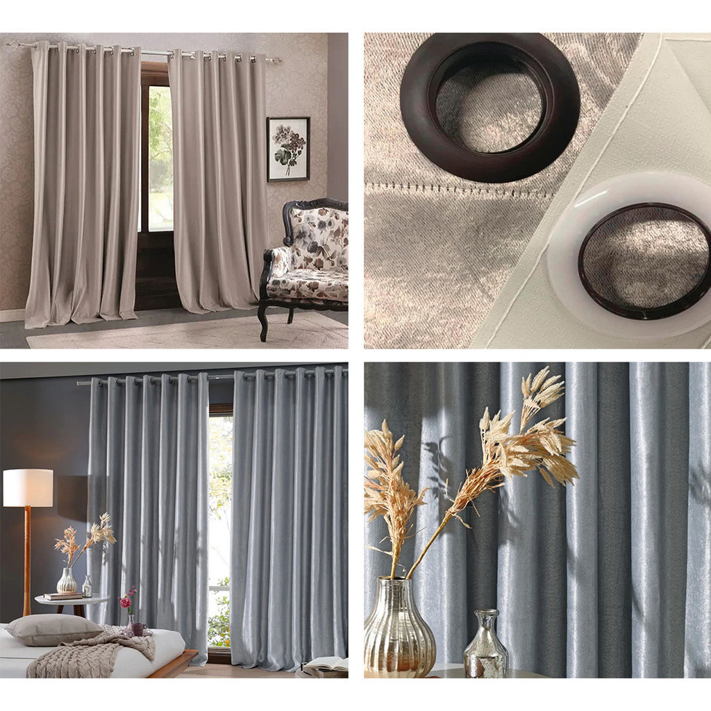 Cortina Bella Janela Corta Luz Tecido Brilho Veludo 4,20m x 2,50m | Shopee Brasil